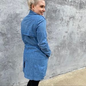 Max Jeans | Jackets & Coats | Max Jeans Denim Trench Coat Jacket ...